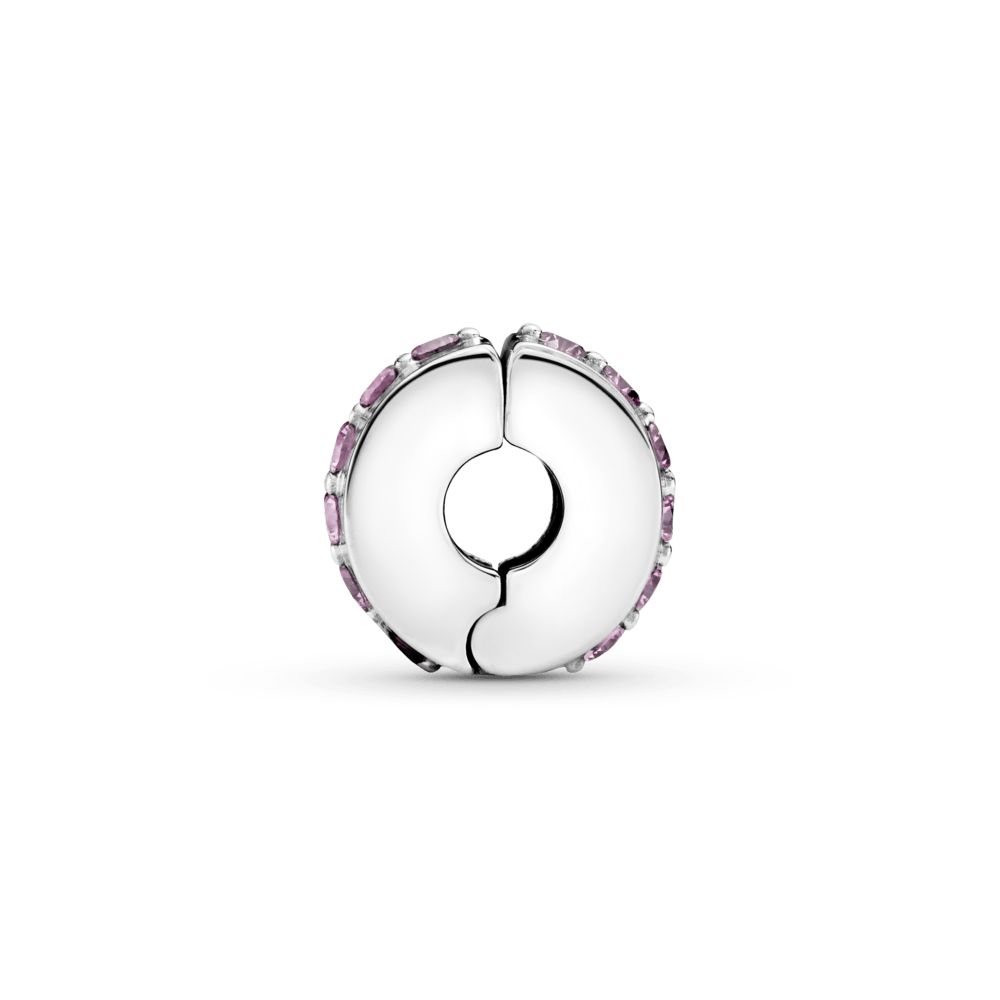 Charm Sujetador Hilera rosada reluciente|Pandora - Pandora Argentina ...
