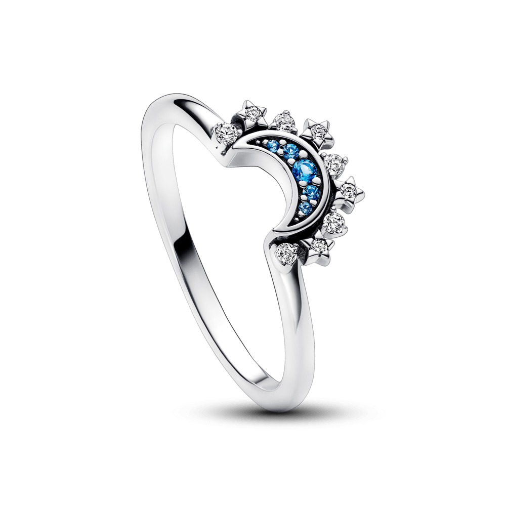 Anillo Luna Celestial Azul|Pandora - Pandora Oficial Argentina