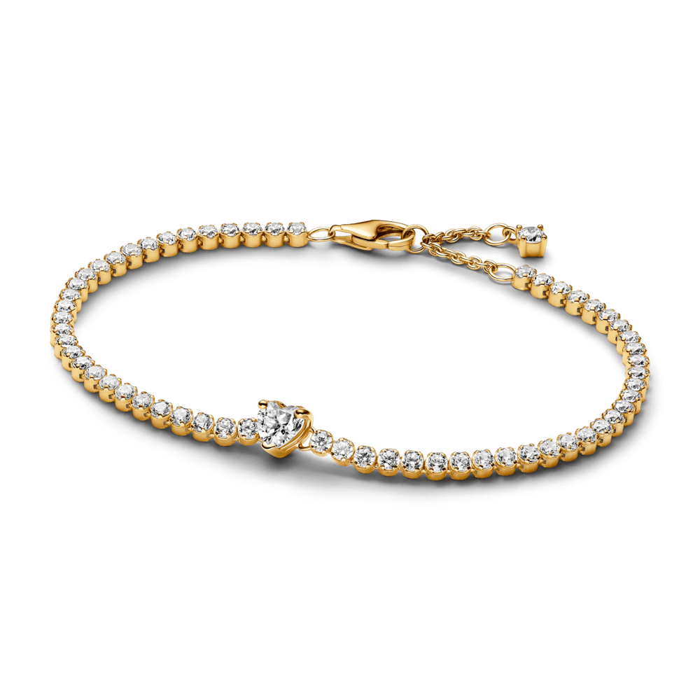 Brazalete Tenis Corazón Brillante|Pandora - Pandora Oficial Argentina