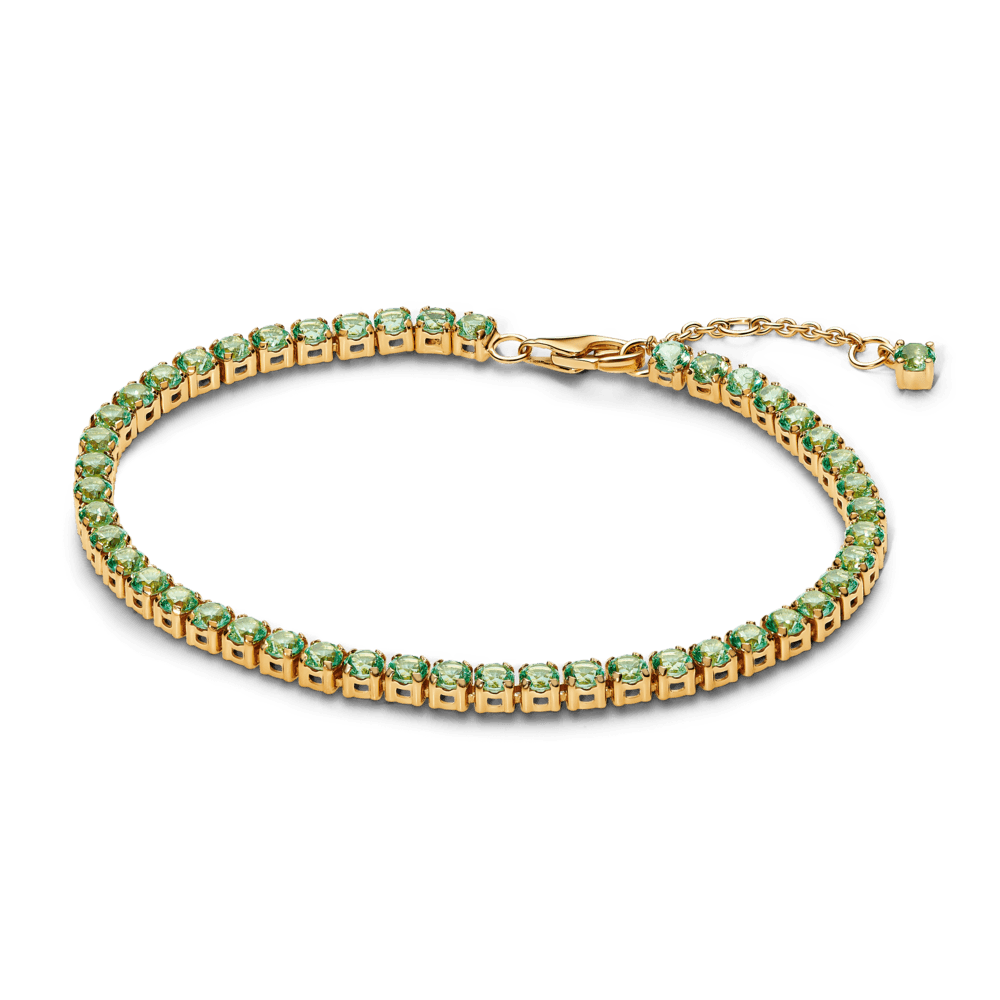 Brazalete Tenis Verde Brillante|Pandora - Pandora Oficial Argentina
