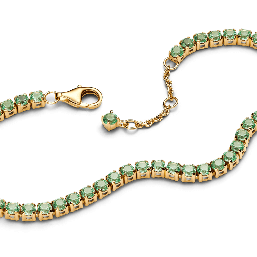 Brazalete Tenis Verde Brillante|Pandora - Pandora Oficial Argentina